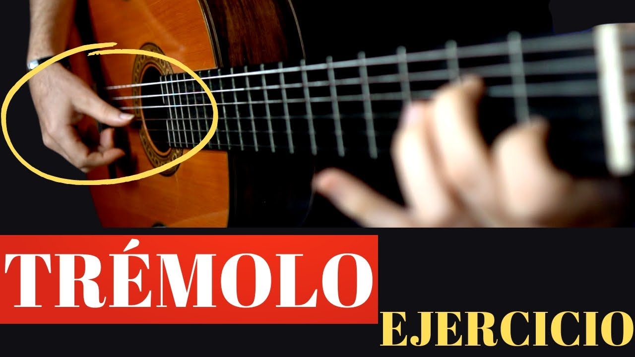 APRENDE FÁCIL el TRÉMOLO con este EJERCICIO BONITO de GUITARRA!! - YouTube