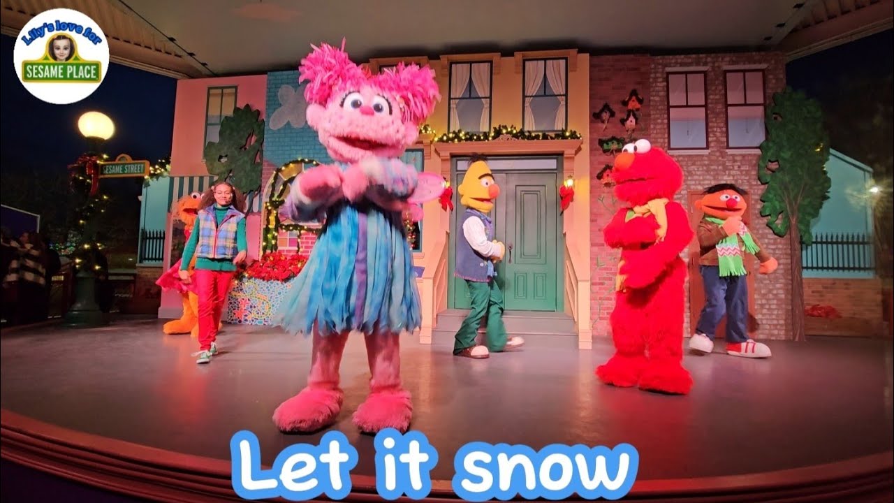 Sesame Place | Let it snow | 12/15/23 - YouTube