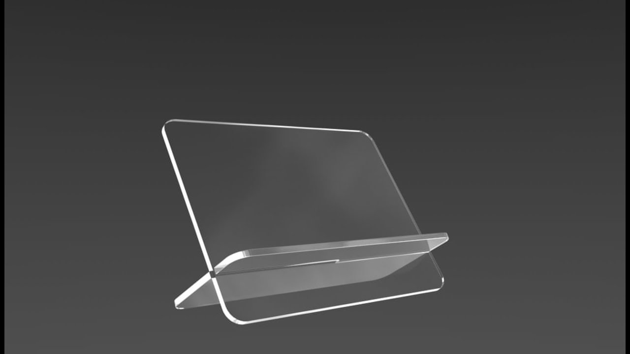 Contemporary Acrylic Tablet Stand Assembly Instructions - YouTube