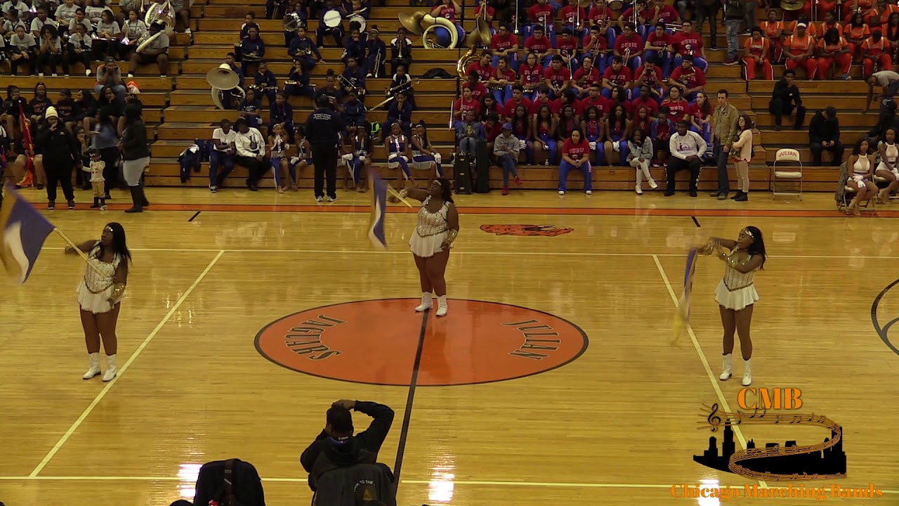 Dunbar Dazzling Pearls Flag Team 2017 - Windy City Rumble - YouTube