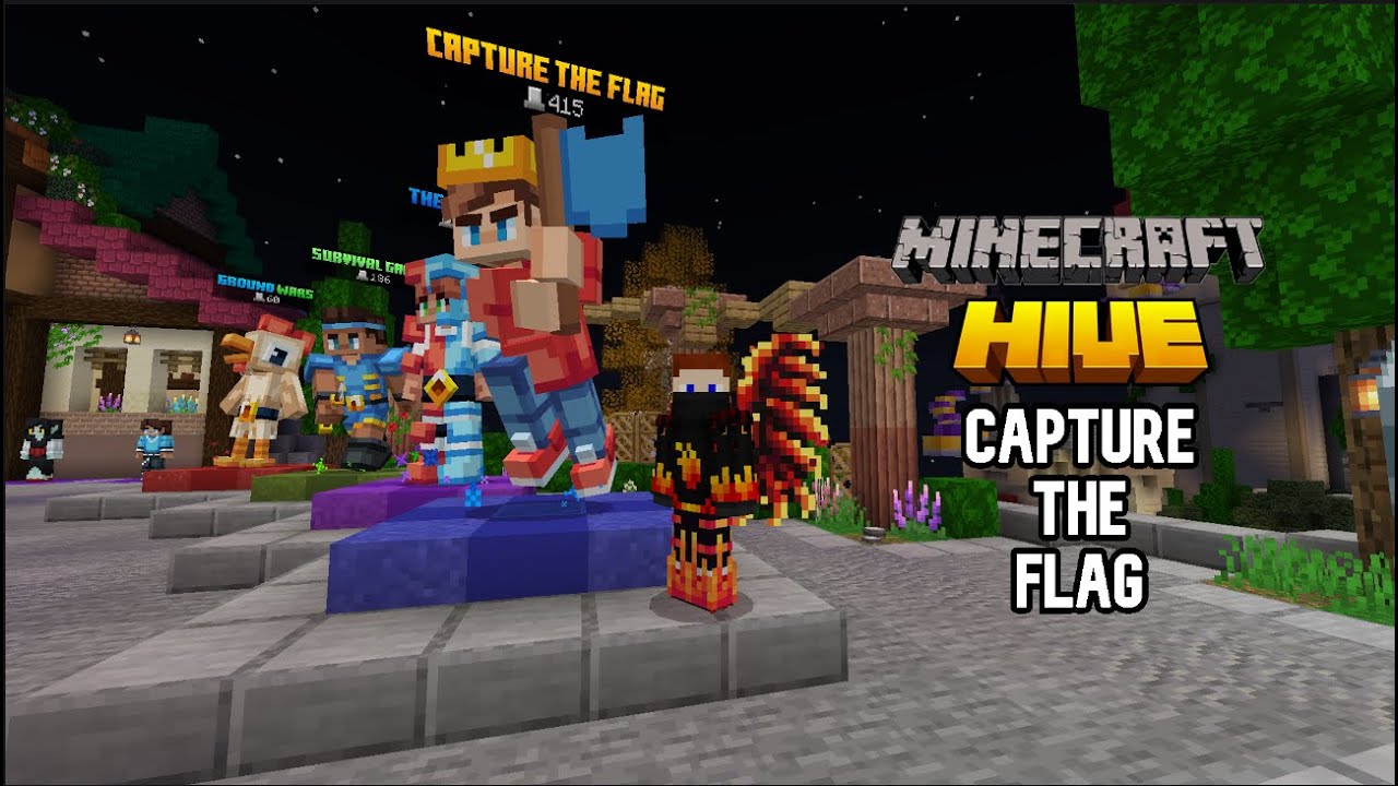 Minecraft | The HIVE: Capture The Flag #1 - YouTube
