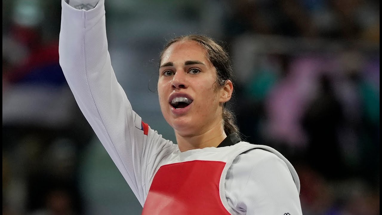 Aleksandra Perišić - Taekwondo Highlights 2024 Paris olympic silver ...
