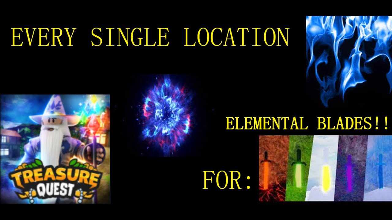 Where to Find EVERY Hidden Elemental Blade in the NEW map.. (Treasure ...
