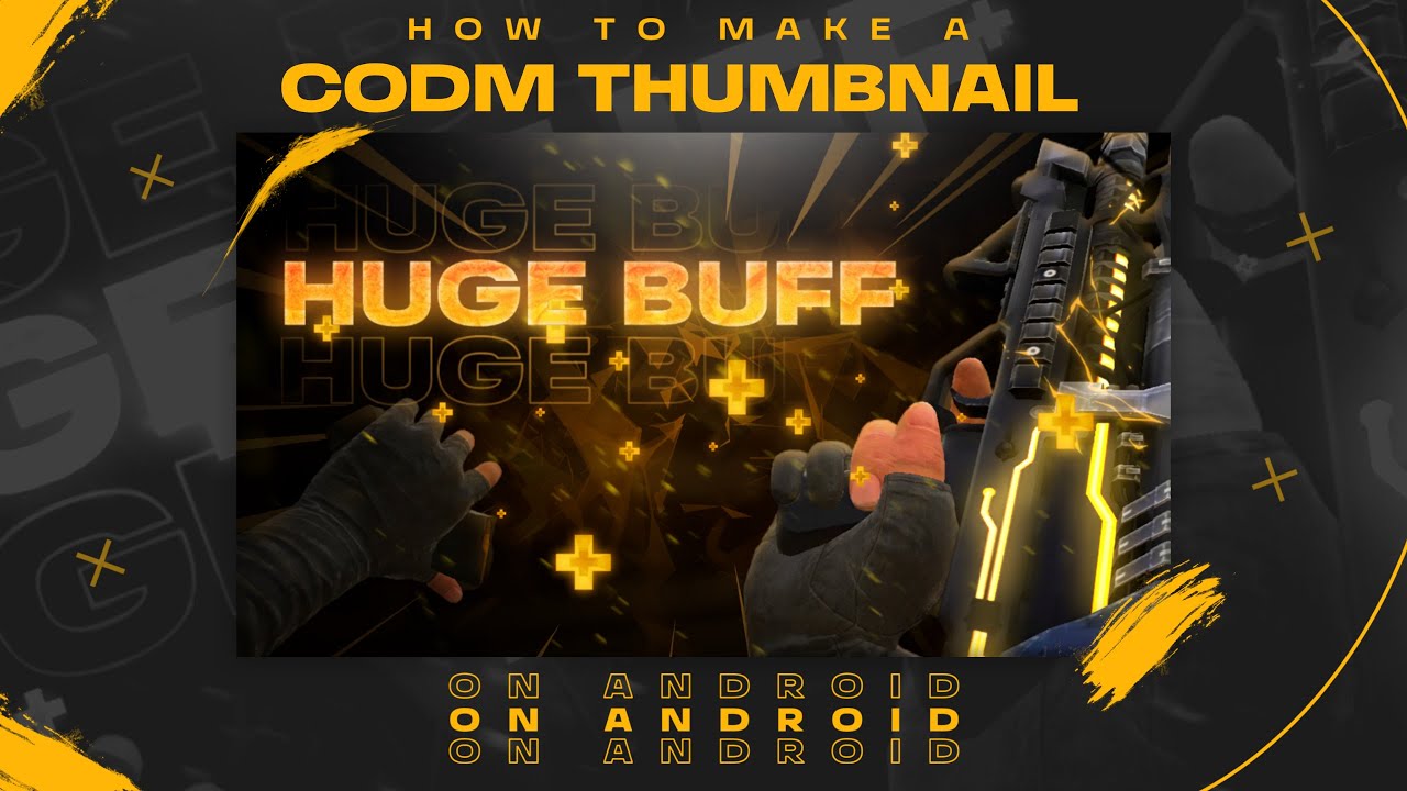 How To Make A CODM Thumbnail on Android (2021) | Graphic Design - YouTube