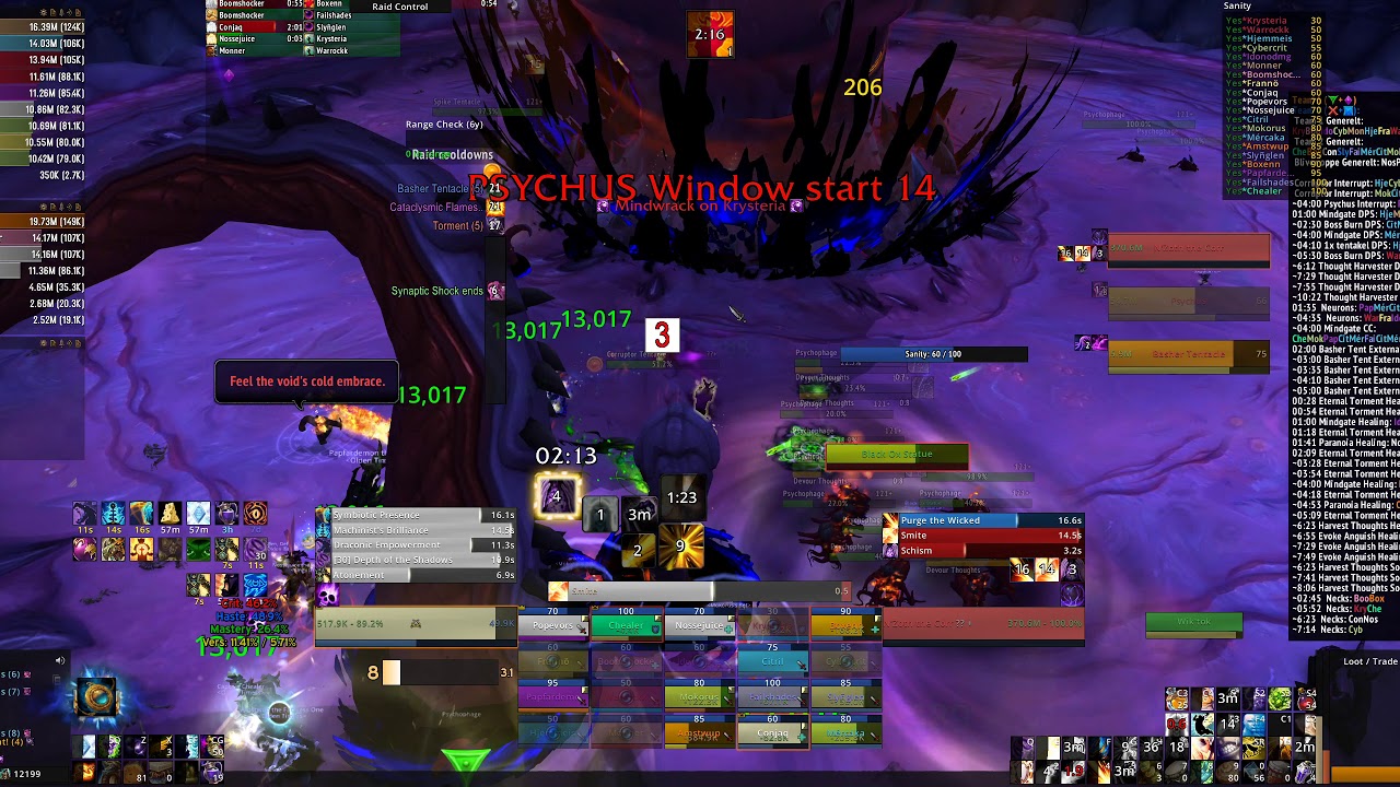 Olden timers - Nzoth tries - Disc priest POV on draenor - YouTube