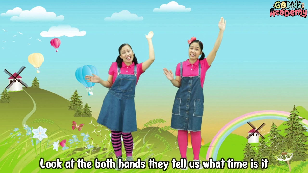 Knowing the Time Song | Preschool Lessons | Simple Math Lessons | Fun ...