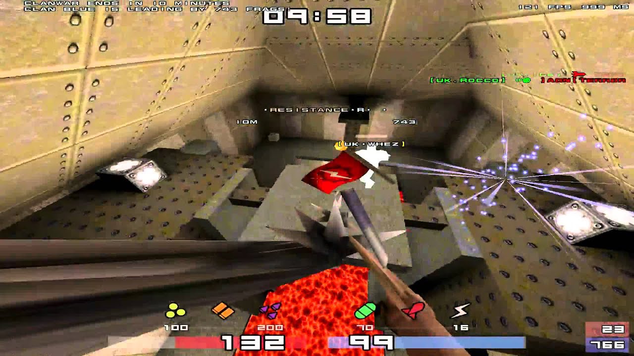 Quakeworld CTF QWCTF Netgamez 99 Dyno Pov UK vs AON CTF2M3 - nQuake ...