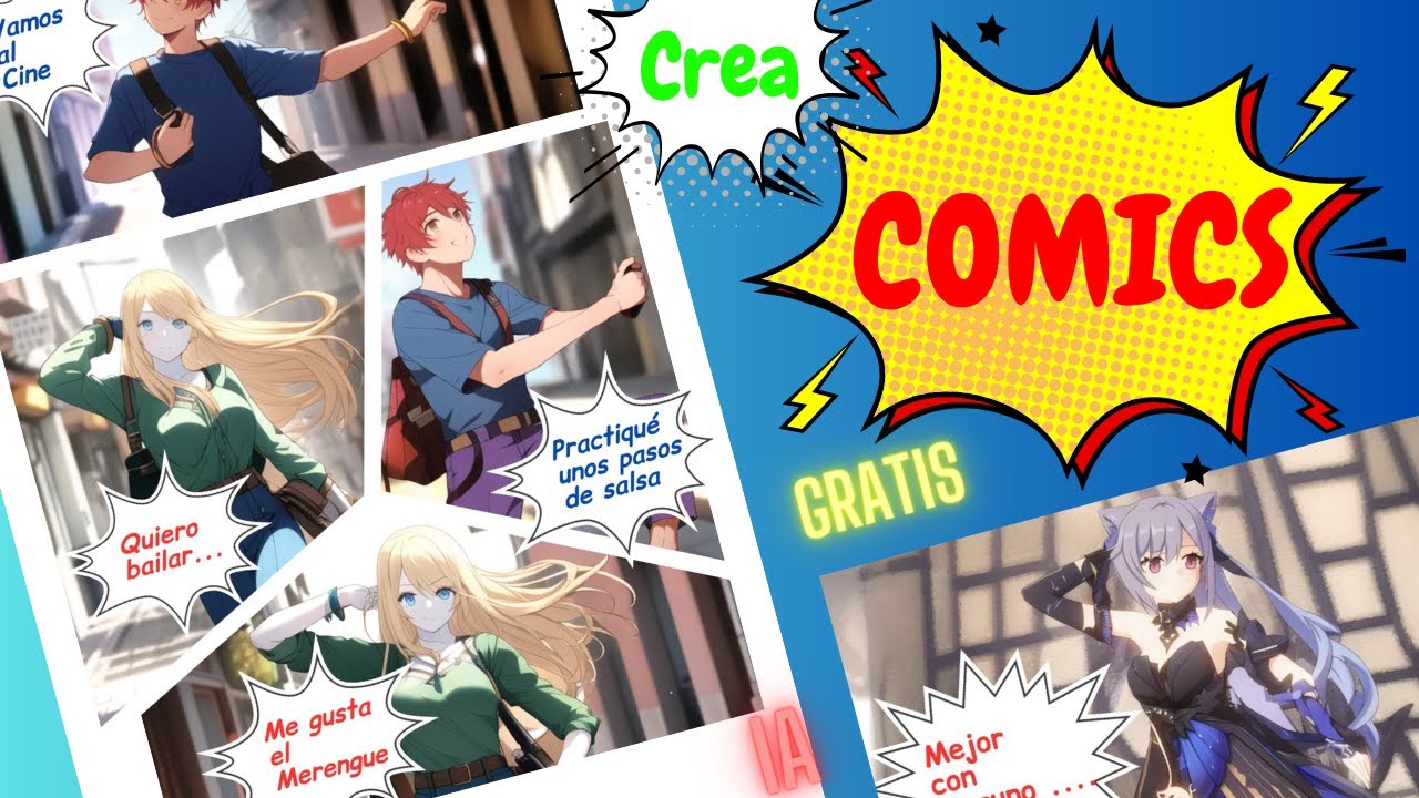 Cómo crear 💥 COMICS 💥 Gratis con Inteligencia Artificial - YouTube