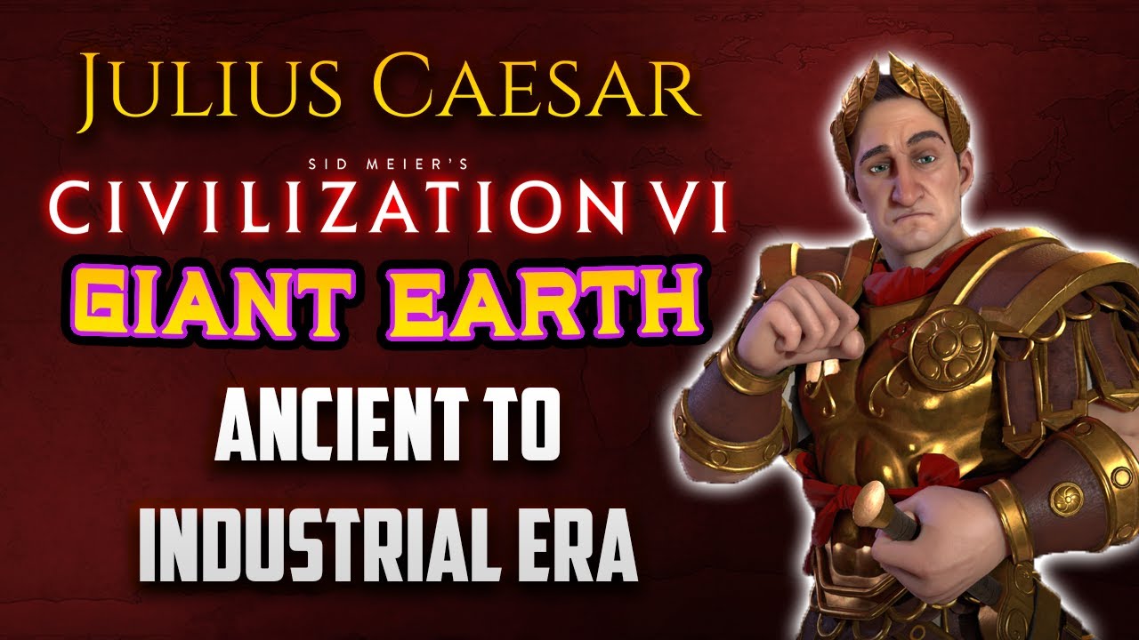Roman Empire In Civilization VI | Giant Real World Starting Position ...