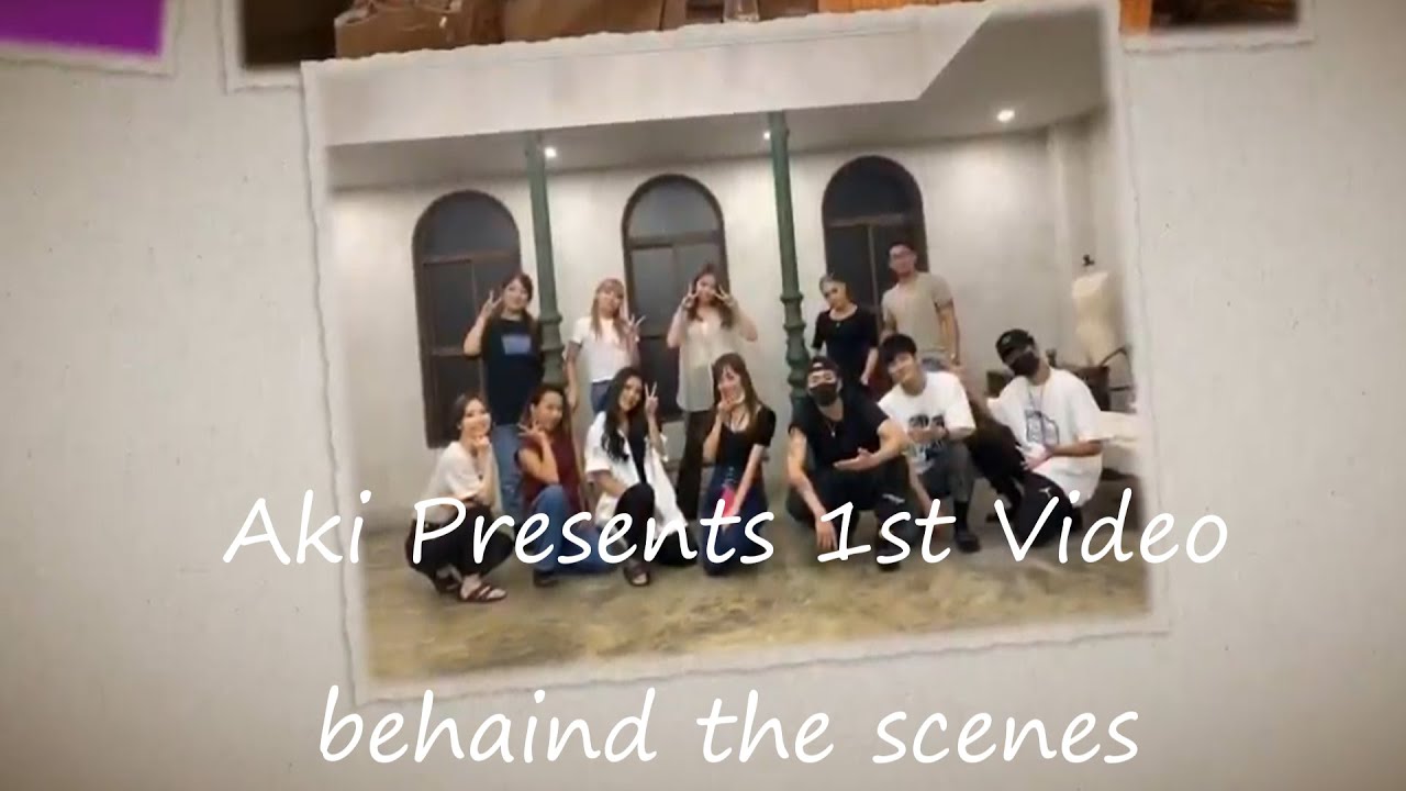 Aki Presents 1st Video - behind the scenes - YouTube
