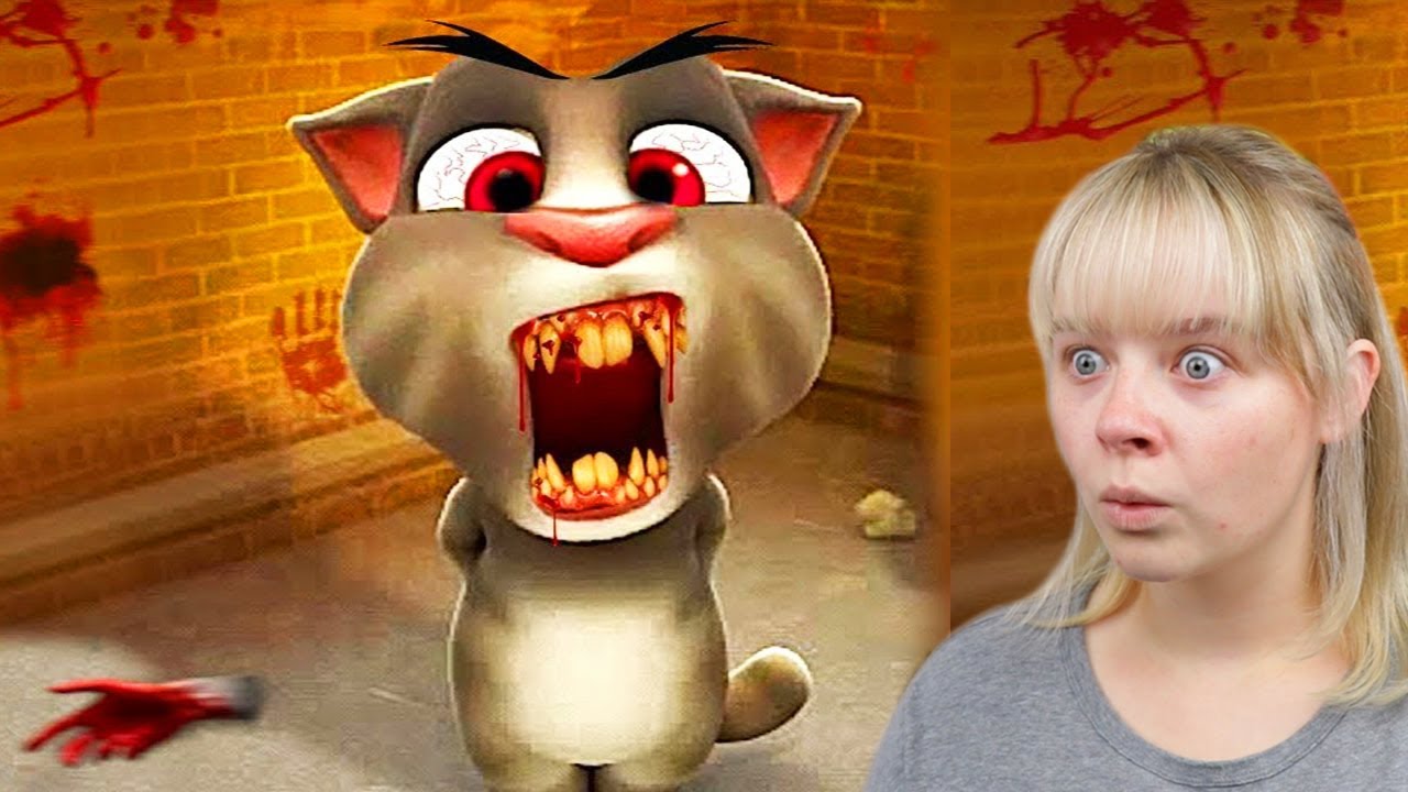Testing The CREEPY TALKING TOM App! - YouTube