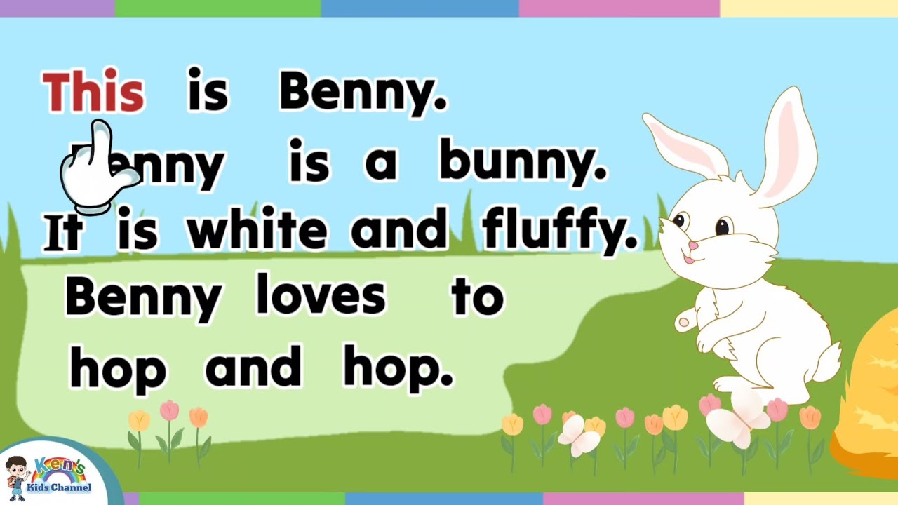 Learn to Read a Story "This is Benny" | English Reading Lesson for ...