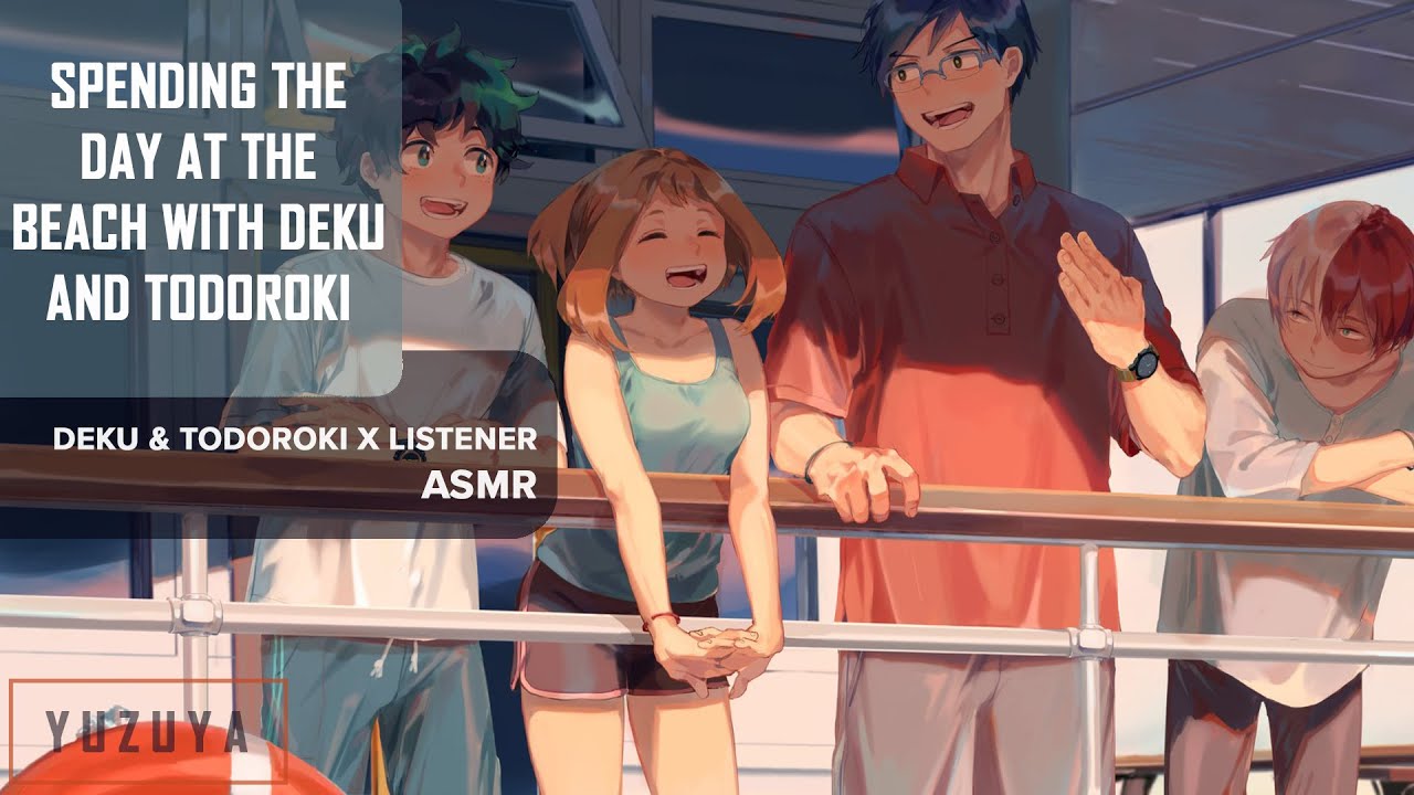 Spending The Day At The Beach ASMR | Deku & Todoroki x Listener ...