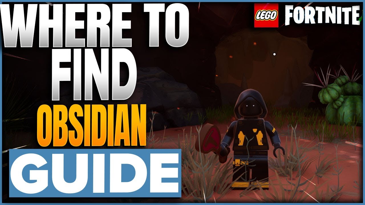 Where To Find Obsidian (Finding Lava Caves) In LEGO Fortnite - YouTube