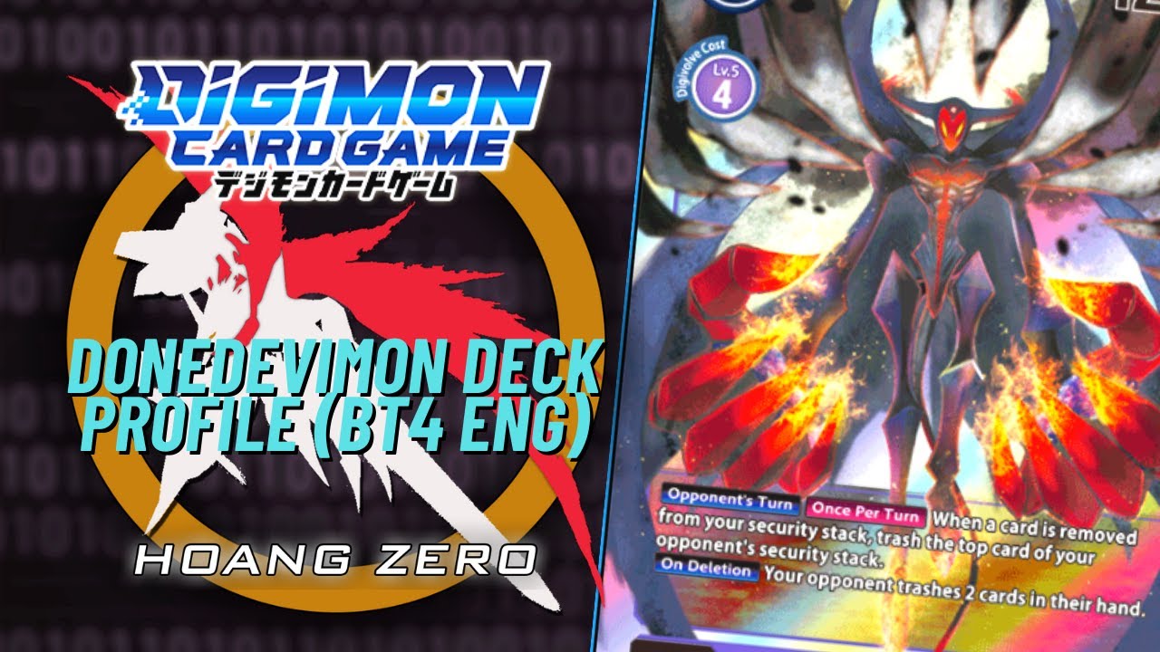 Digimon TCG: DoneDevimon Purple Deck Profile (BT4 ENG) - YouTube