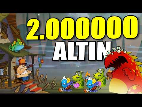 2.000.000 ALTIN ALIP HER ŞEYİ SATIN ALDIM! |Swamp Attack #5