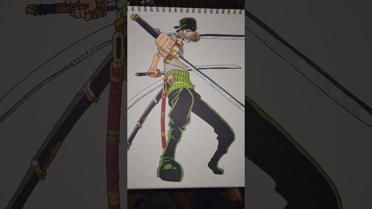 Drawing East Blue Zoro- One Piece!!! #anime #artdrawing #zoro #onepiece ...