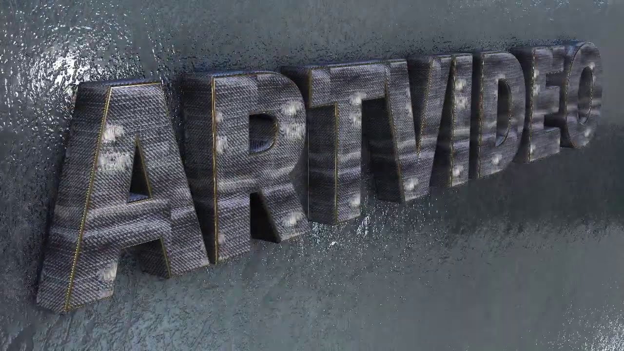 After Effect Element 3D Plugins Tutorial 3D Text 엘레먼트 쓰리디 - YouTube