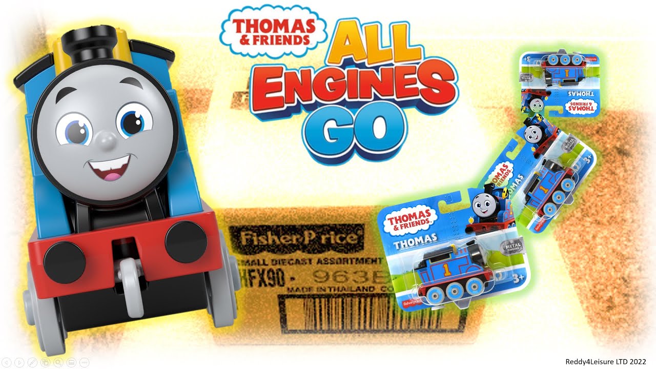 Thomas & Friends All Engines Go Push Along Case Unboxing - YouTube