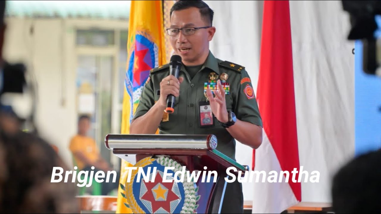 Sosok Brigjen TNI Edwin Sumantha yang Bela Mayor Teddy - YouTube