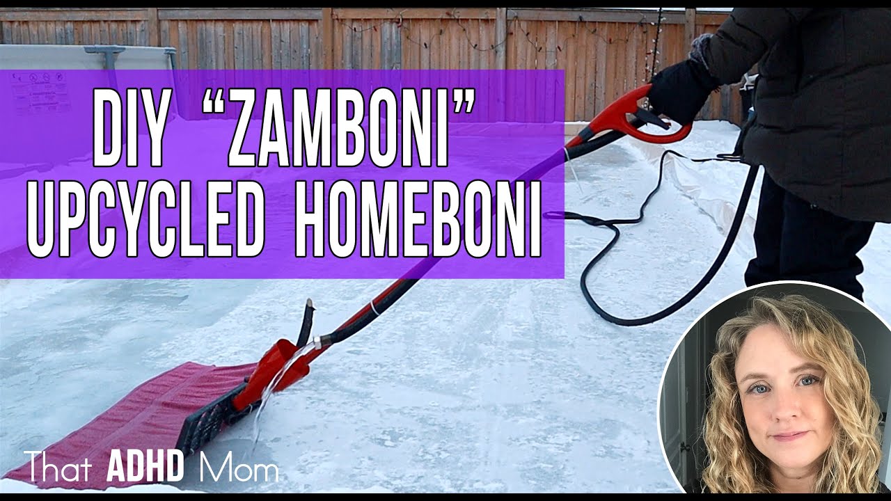DIY upcycled homeboni (Zamboni) - YouTube