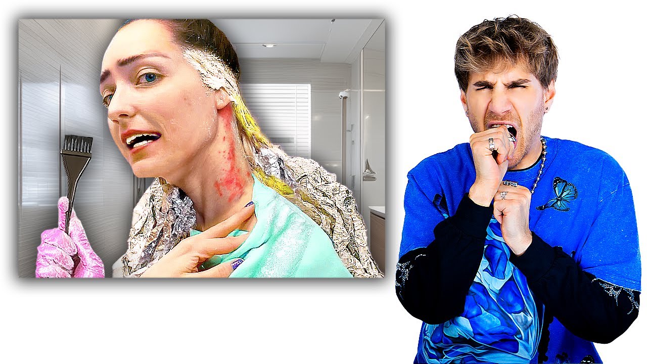 Hairdresser Reacts To CHEMICAL BURN Bleach Fails - YouTube