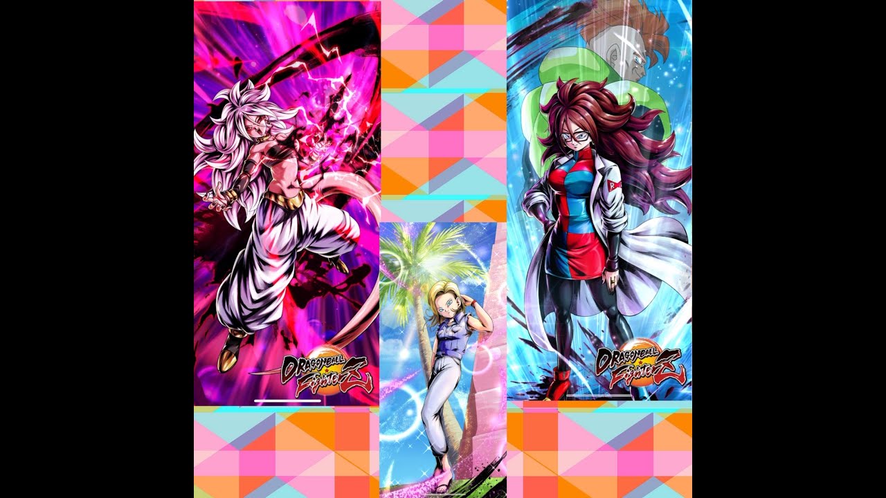 FEMALE ANDROIDS Dragon Ball Legends Showcase! - YouTube