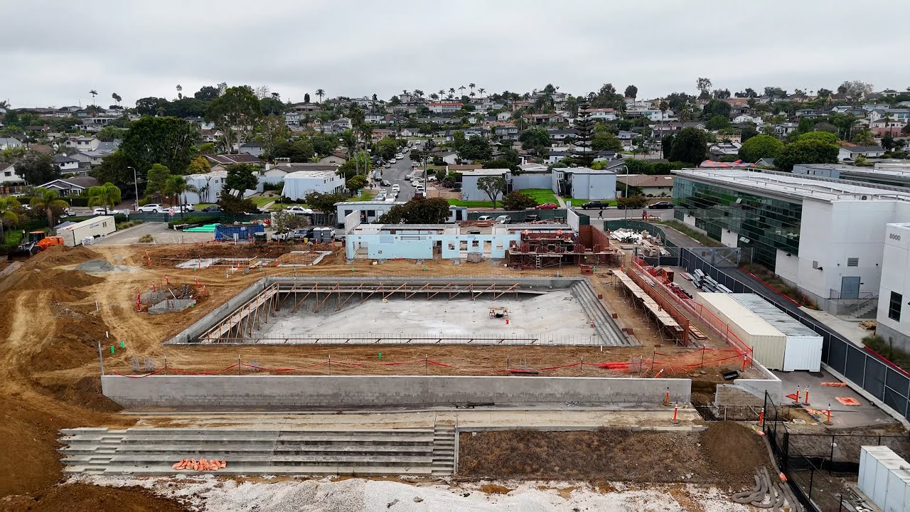 Monroe Street Pool construction update - YouTube
