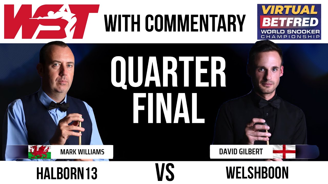 Betfred Virtual Snooker 19 World Championship 20 Quarter Final Williams ...