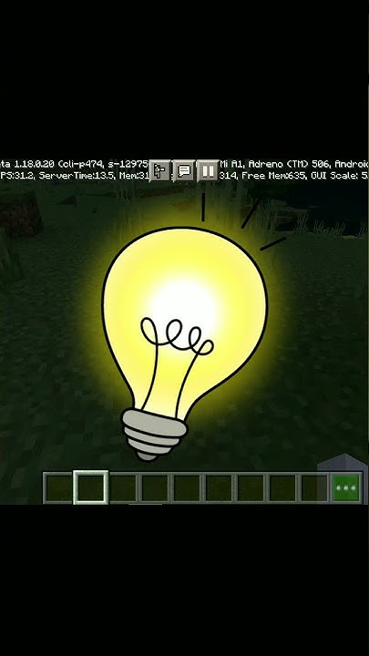 how to get light bulb in minecraft /minecraft मैं लाइट बल्ब को कैसा ले💡 ...