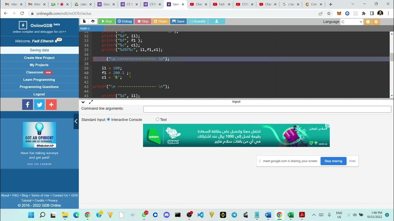 ELET Module 2 Page 32-34 Part2 scanf printf - YouTube