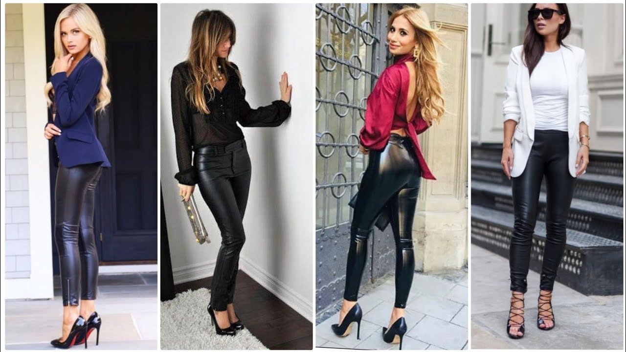 top trending different ones designing ideas for leather pants for ...
