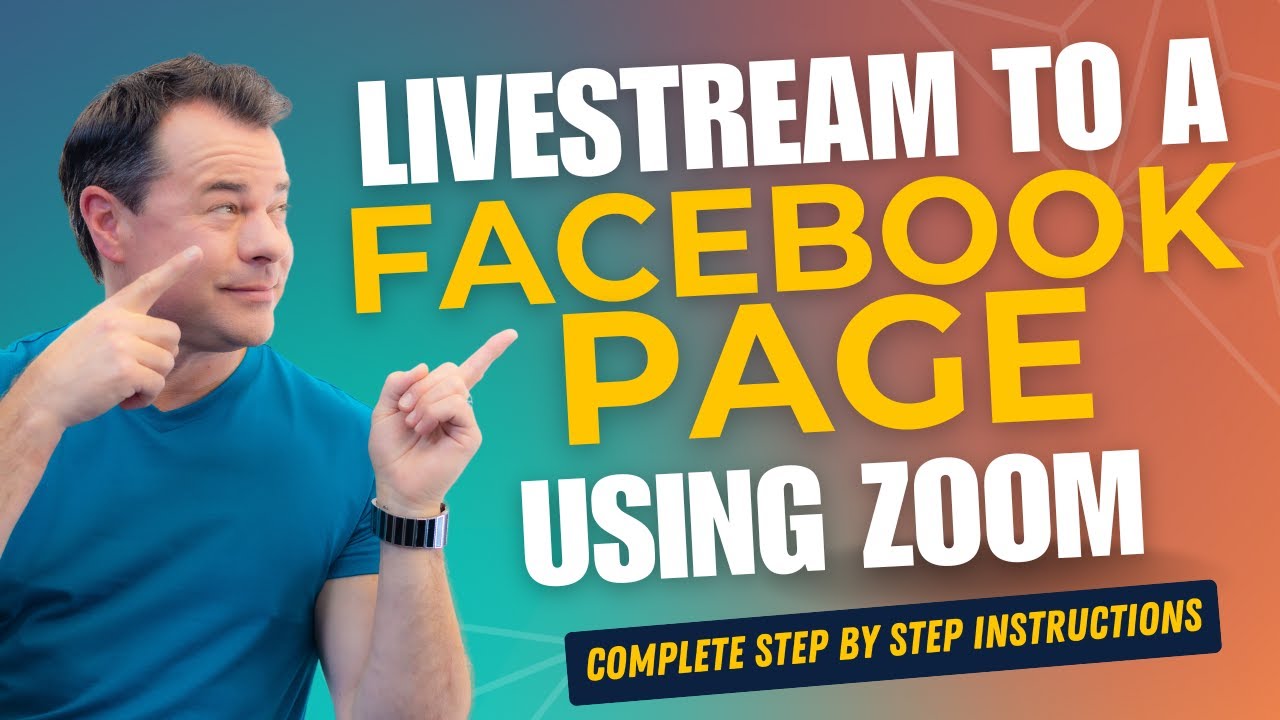 Livestream To A Facebook Page Using Zoom - Step By Step - YouTube