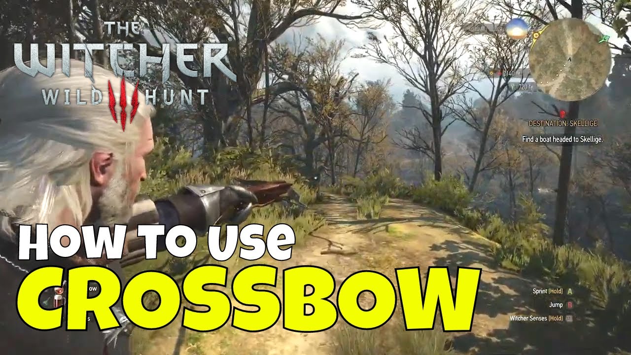 Witcher 3 How to Use Crossbow - YouTube