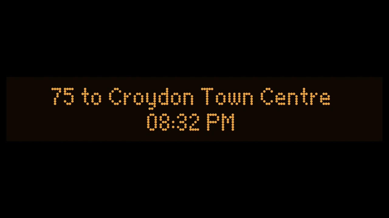 75 to Croydon Town Centre (IBUS) - YouTube