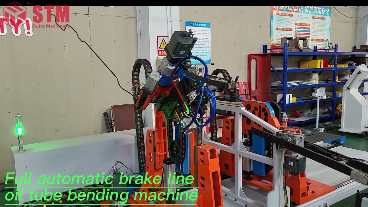 Automobile brake line tube bending machine, double head bender, oil ...