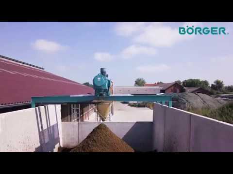 Börger Separationstechnik Bioselect RC 40 auf einem Milchviehbetrieb ...