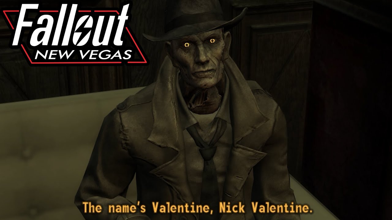 You Can Meet Nick Valentine in Fallout New Vegas - YouTube
