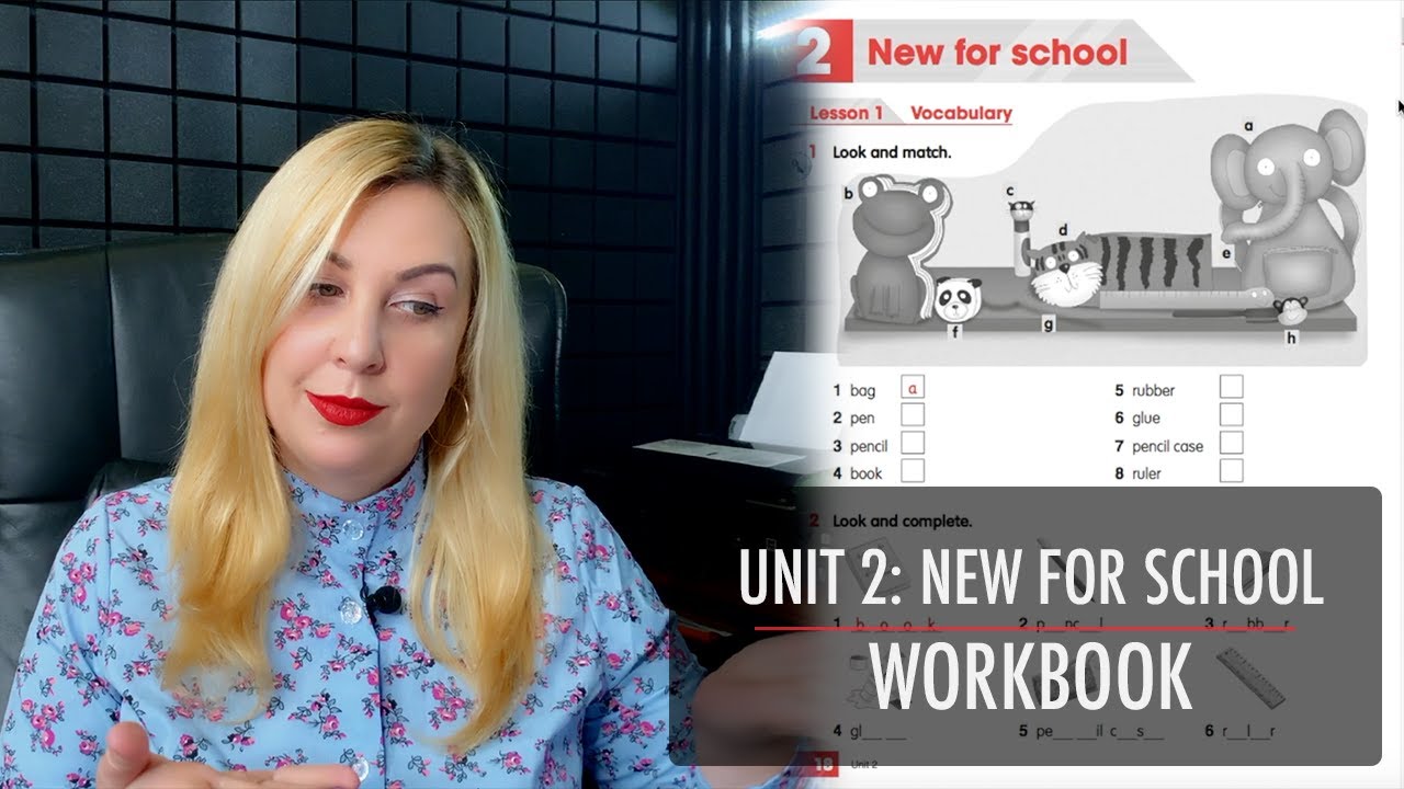 ACADEMY STARS 1. UNIT 2: NEW FOR SCHOOL. WORKBOOK - YouTube