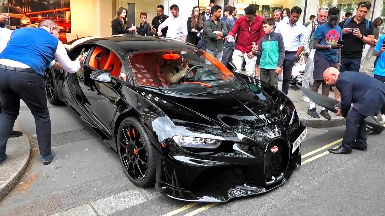 Guy takes delivery of $5Million worth of Hypercars in London! Bugatti ...