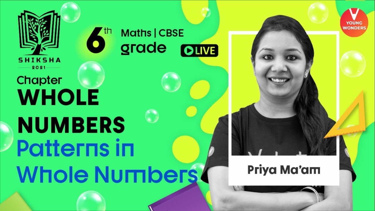 Whole Numbers Class 6 Chapter 2 | Patterns in Whole Numbers | CBSE ...