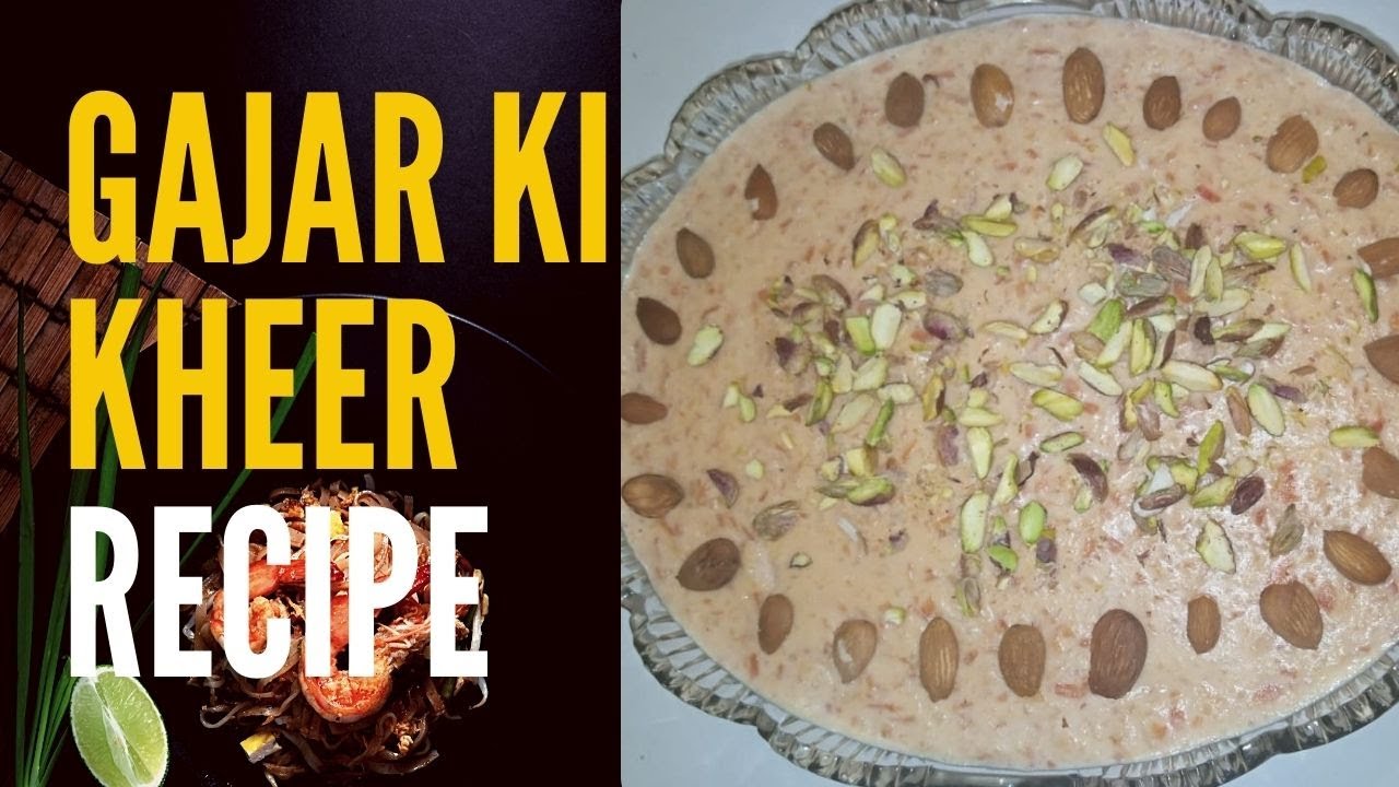 Gajar ki kheer recipe by Nimo's Kitchen - YouTube