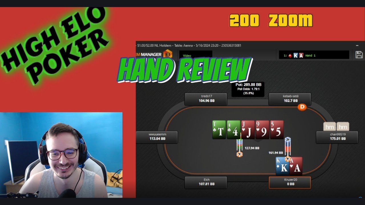 Pokerstars 200zoom hand review #3 - YouTube
