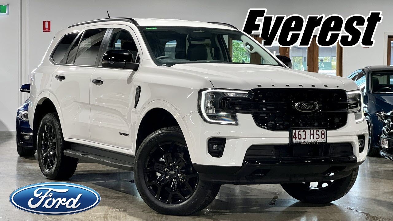 2023 Ford Everest Titanium 4x4 Review - White Color | in-depth Walk ...
