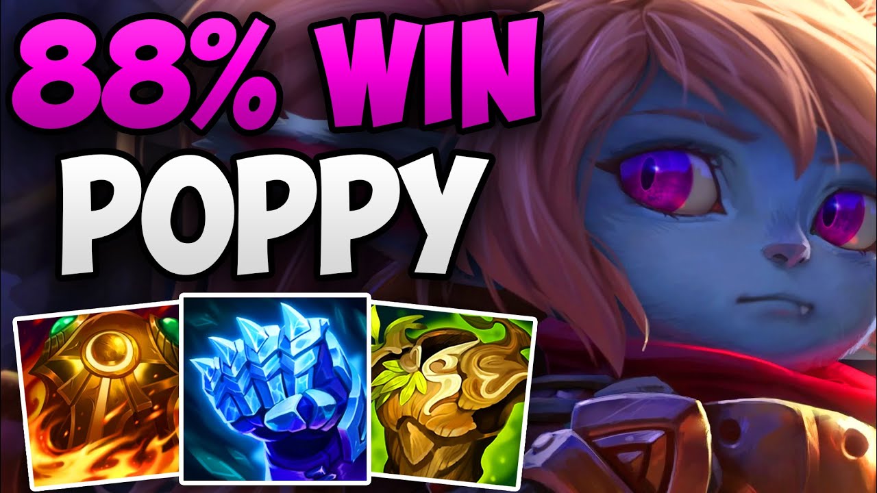 88% WIN RATE POPPY TOP IN CHALLENGER! | CHALLENGER POPPY TOP GAMEPLAY ...