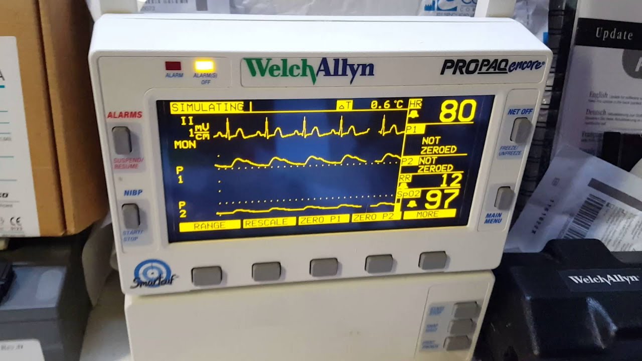 Welch Allyn / Propaq Encore 206 EL Opt 223 - YouTube