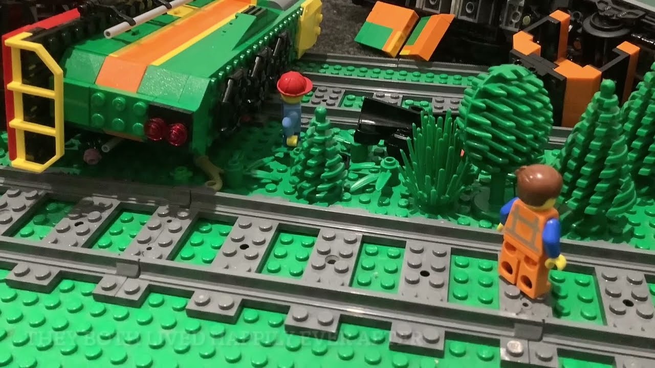 lego train crash compilation #17 - YouTube