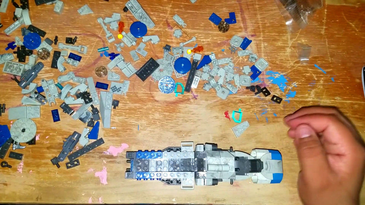 building a mega blocks destiny cabal tank - YouTube