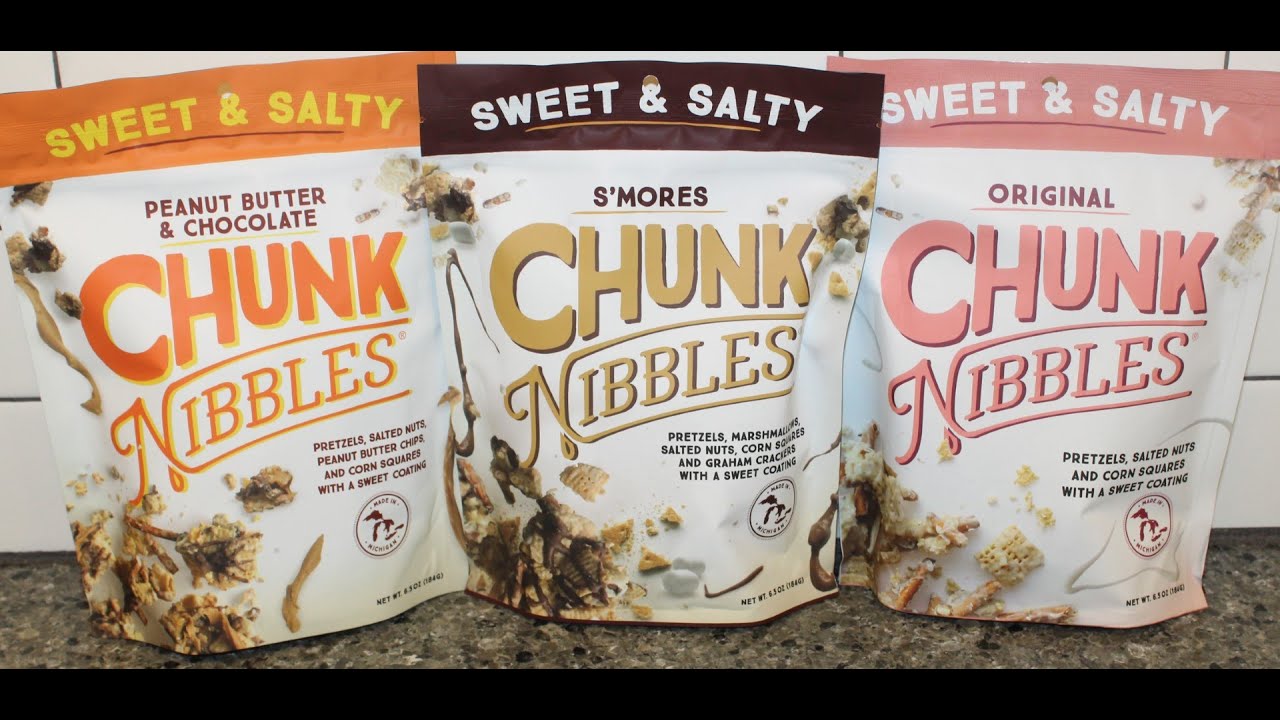 Chunk Nibbles: Peanut Butter & Chocolate, S’mores & Original Review ...