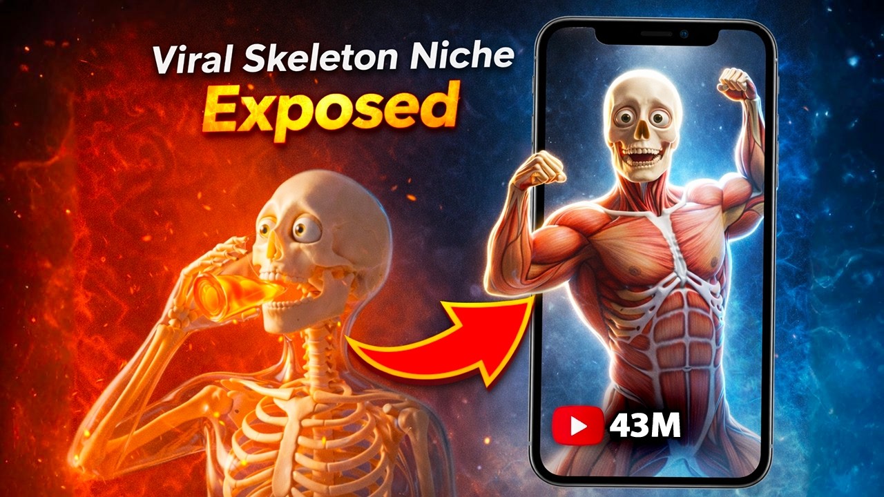 Create Viral Skeleton Shorts Using Free AI Tools (Fast Tutorial) - YouTube
